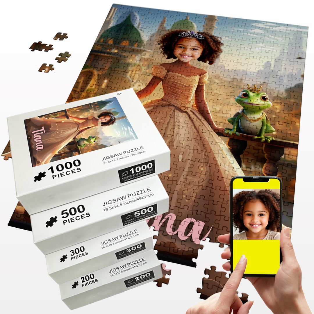 Princess Custom Puzzles From Photos 48 Pieces, Personalized Puzzles for ...