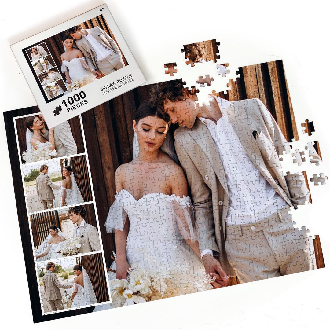 Collage Puzzle From Photo Jigsaw, Couple Puzzle, Personalized ...