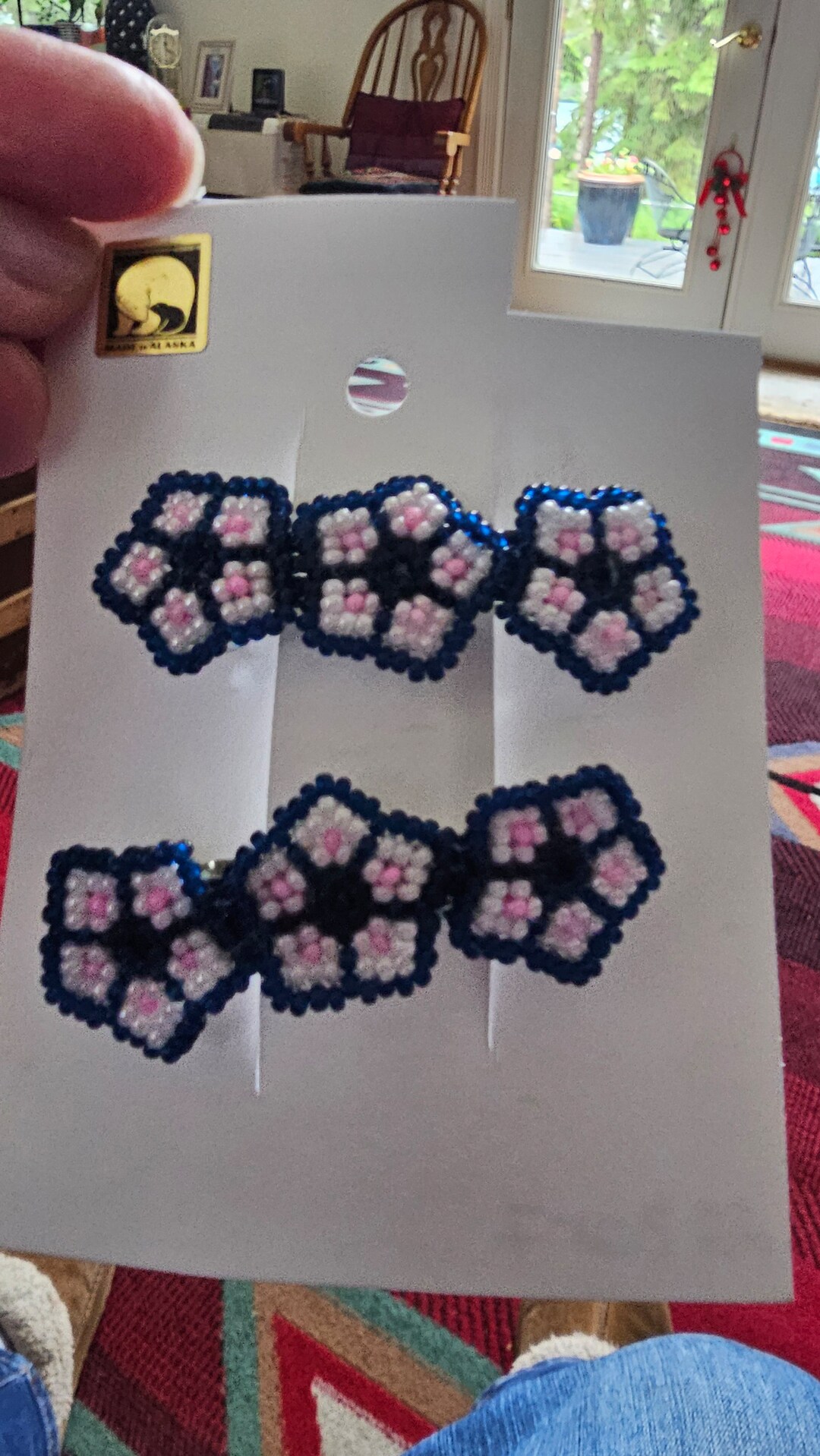 Matching Hair Barrettes With Athabascan Star Seed Bead Pattern - Etsy