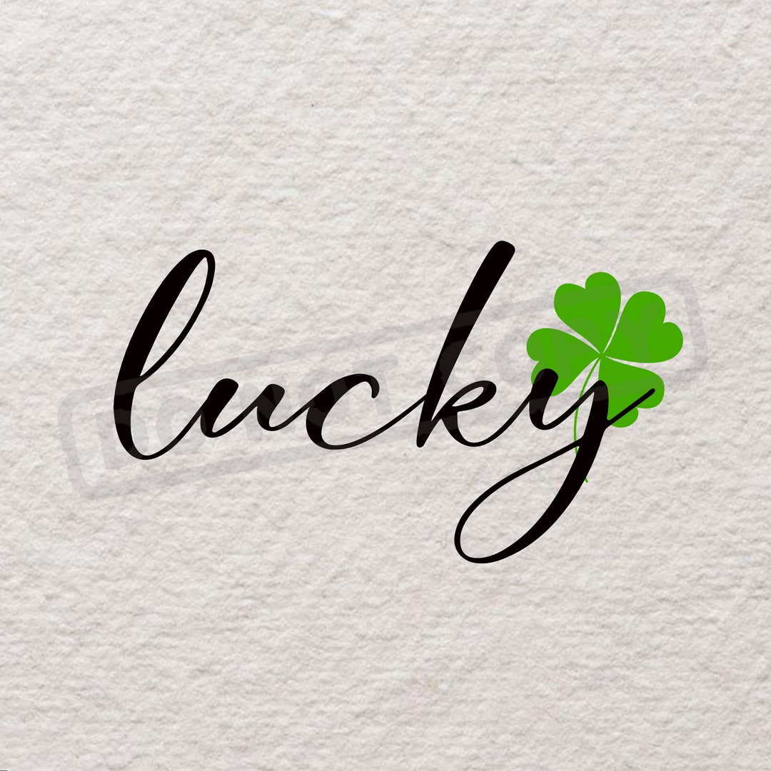 Lucky Shamrock PNG Sublimation Designs Transfers - Etsy