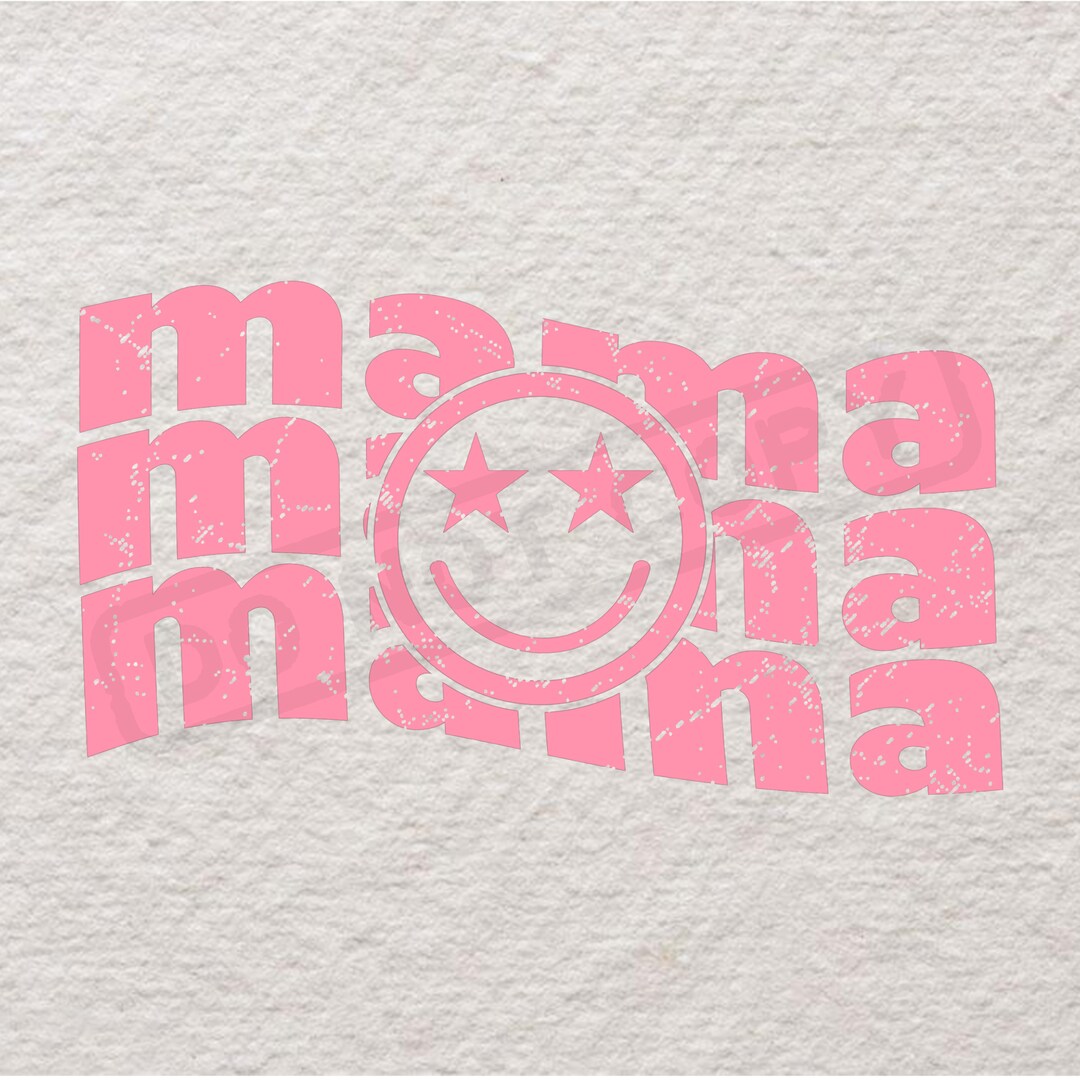 Mama Smiley PNG - Etsy