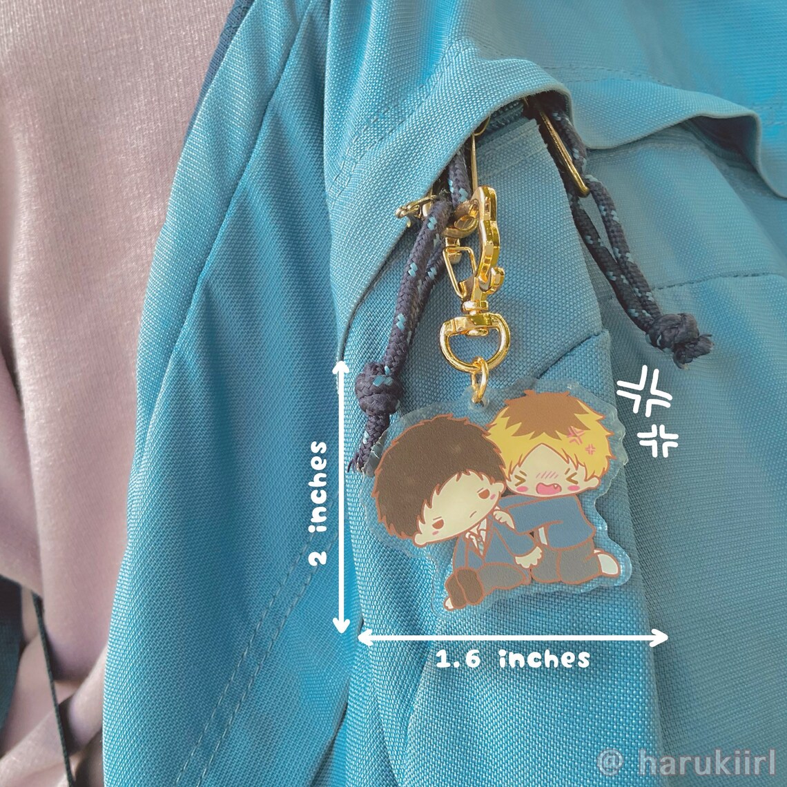 GIVEN CHIBI KEYCHAINS Pairings Mafuyu X Uenoyama Yuki X - Etsy