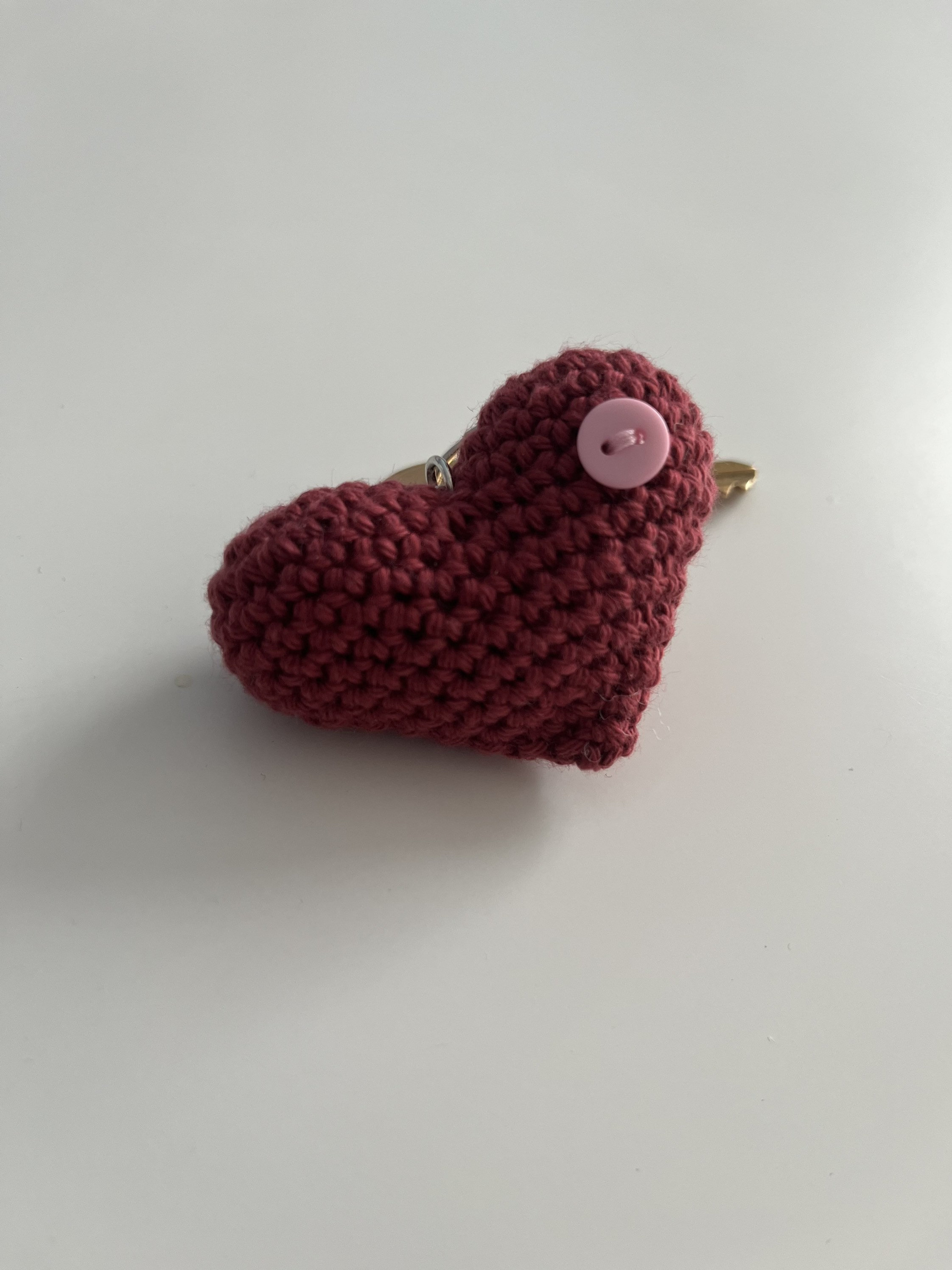 Love Heart Keyring - Etsy UK