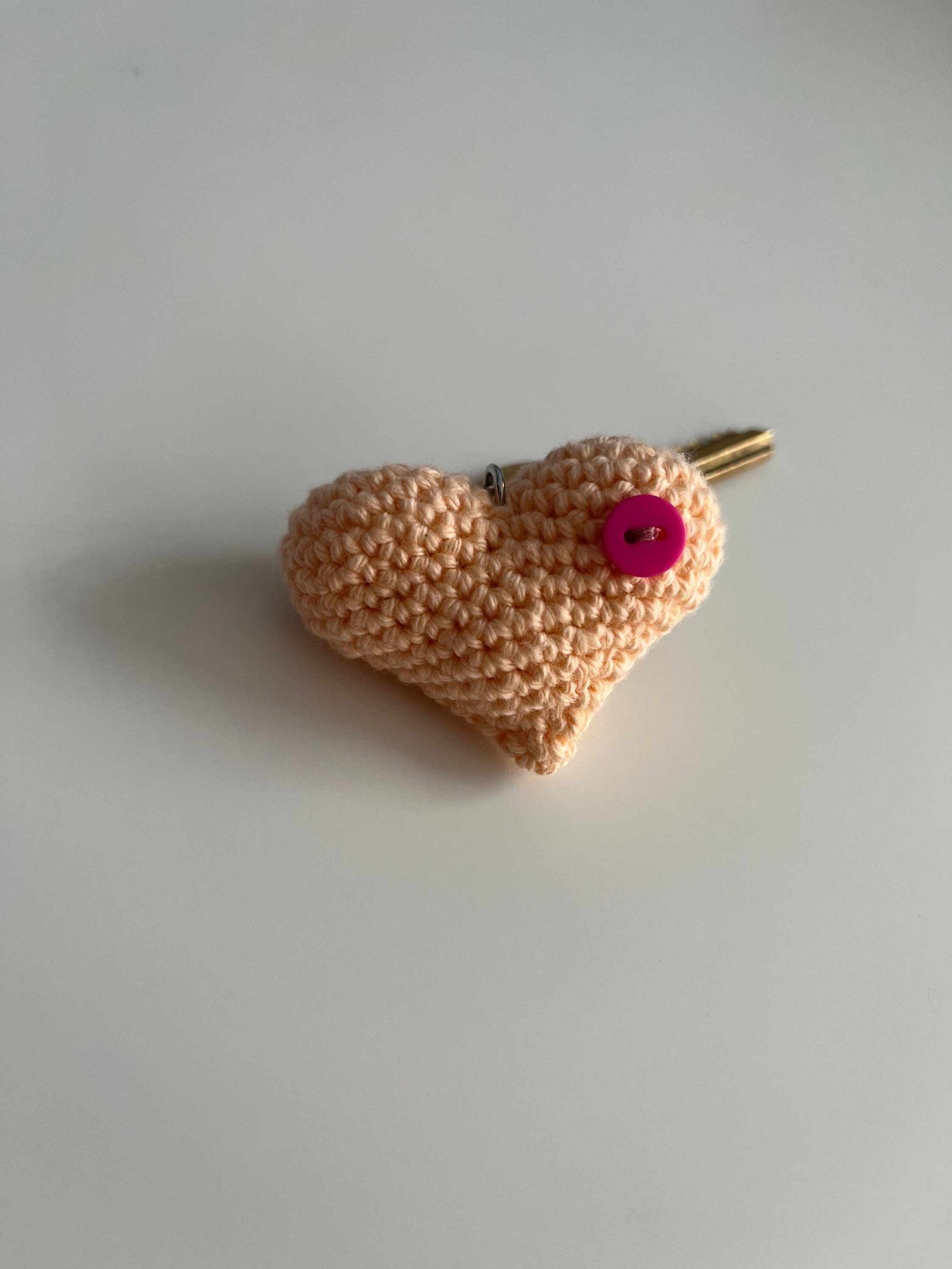 Love Heart Keyring - Etsy UK