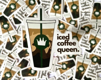 Iced Coffee Queen - Etsy