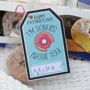 Father's Day Donut Tags - Etsy