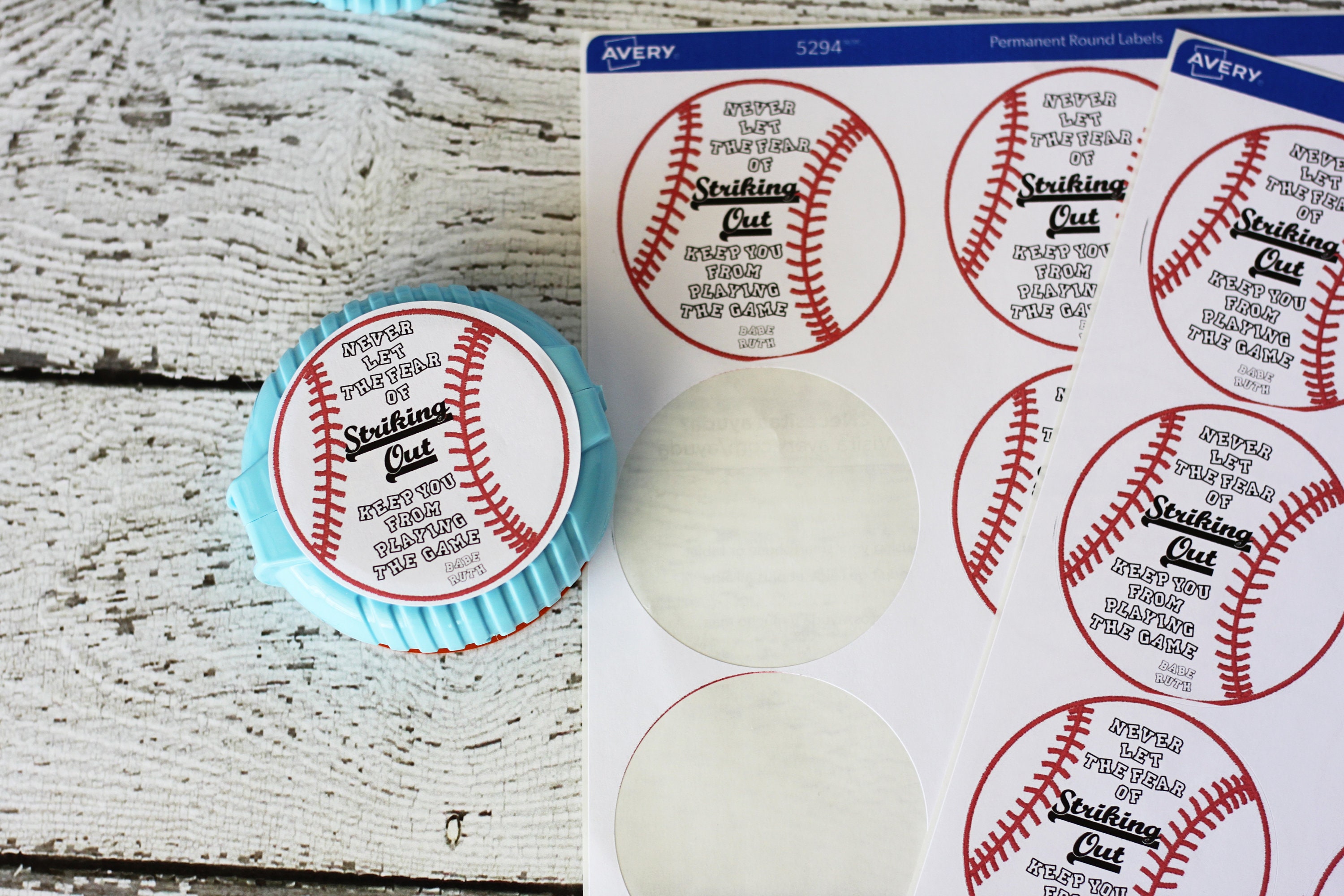 Baseball Team Gift Printable Tags - Etsy