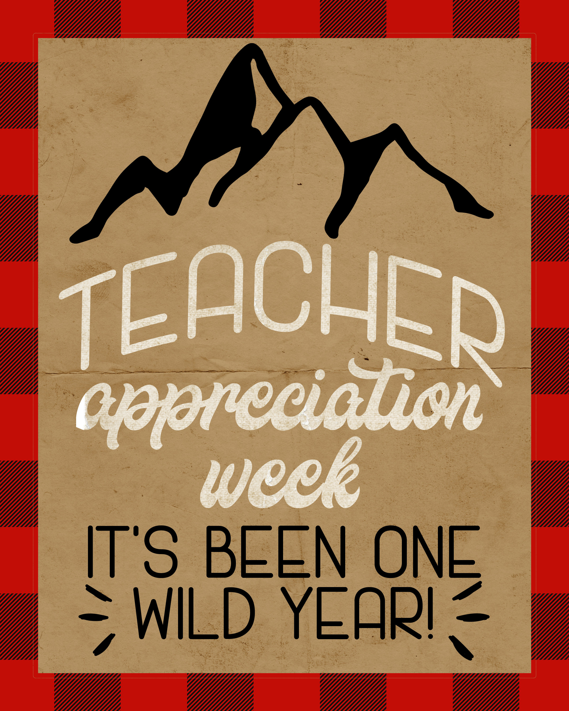 Teacher Appreciation Week Camping Theme Printable Kit - PTG/PTA Ideas ...