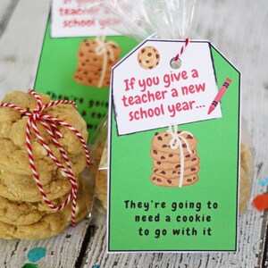 Back to School Teacher Gift Tags | Meet the Teacher Gift Idea | Instant ...