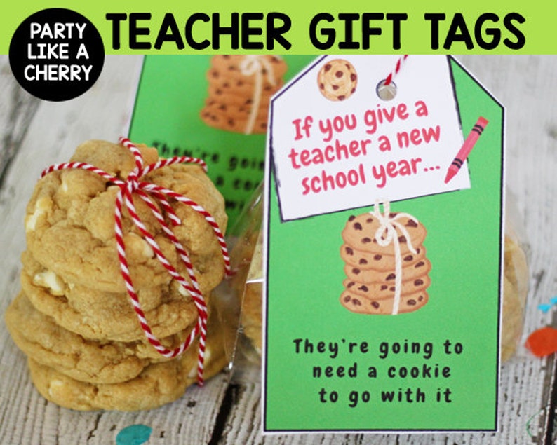 Back to School Teacher Gift Tags | Meet the Teacher Gift Idea | Instant ...