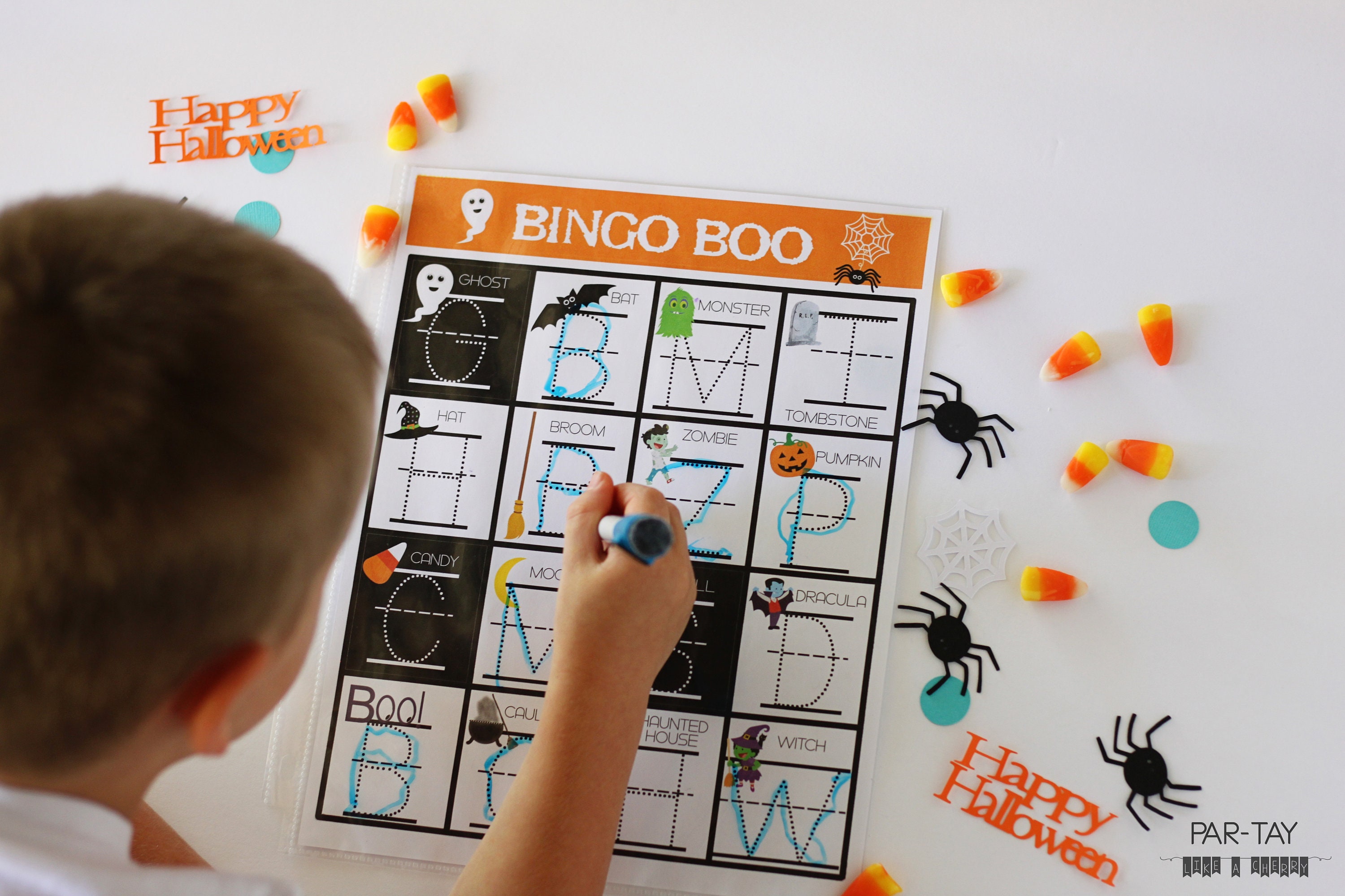 Kindergarten Halloween Bingo (bingo Boo) - Etsy