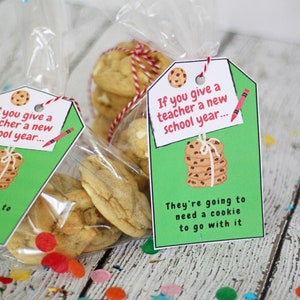 Back to School Teacher Gift Tags | Meet the Teacher Gift Idea | Instant ...