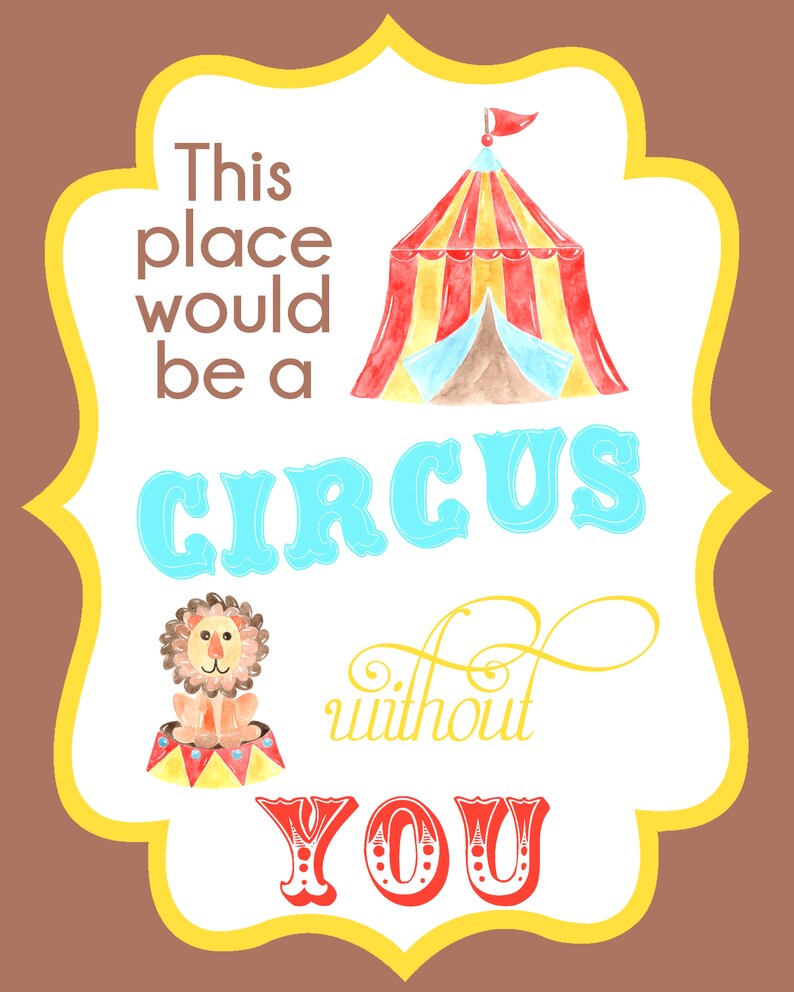 Circus Theme Teacher Appreciation Week Printable Bundle | Includes 9 ...