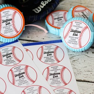 Baseball Team Gift Printable Tags - Etsy