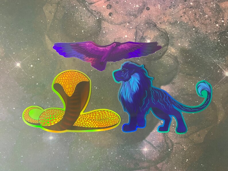 Destiny 2 Stickers Destiny 2 Animal Stickers Lion Snake - Etsy