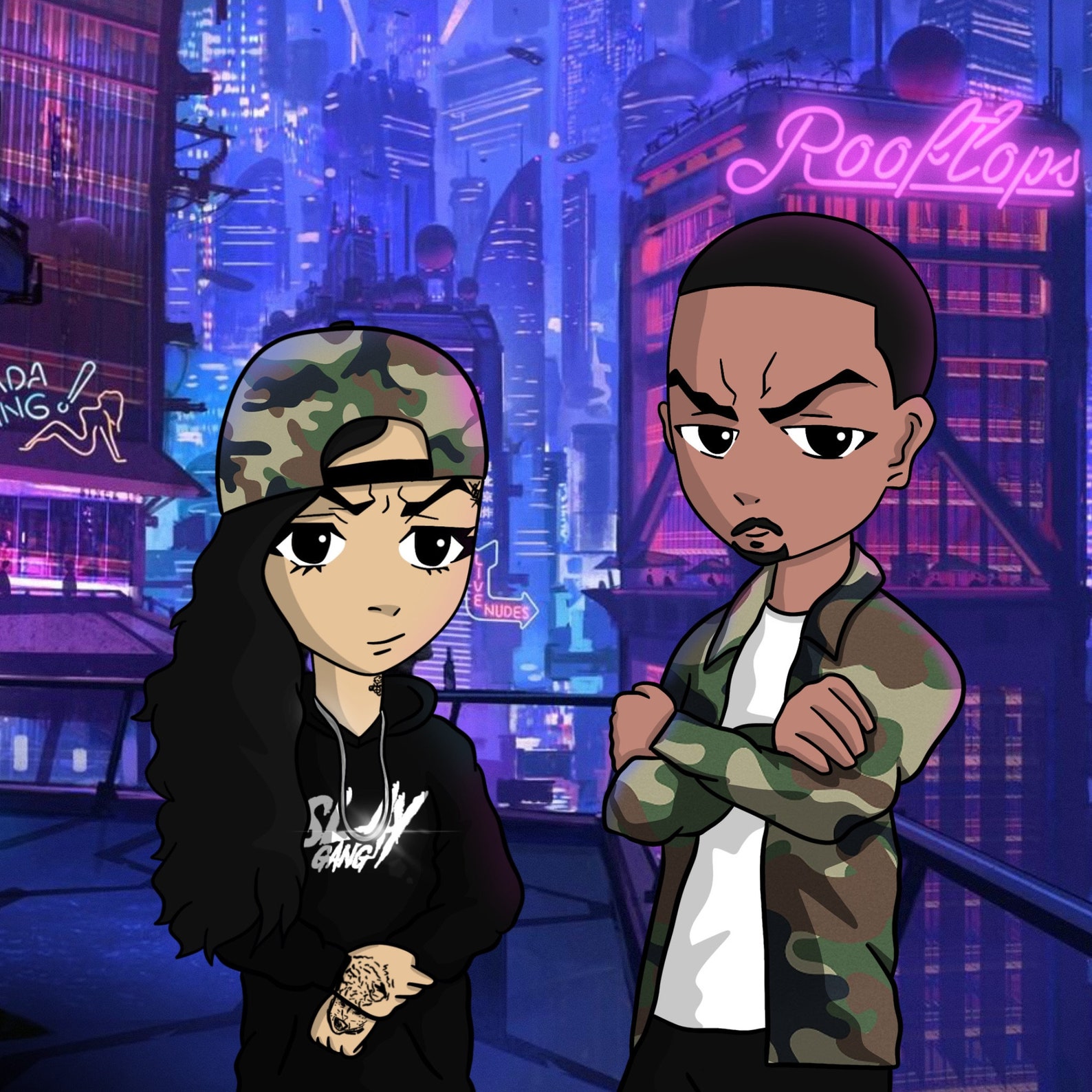 I will draw you as boondocks character Birthday gift | Etsy