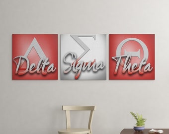 Delta Sigma Theta Letters - Etsy