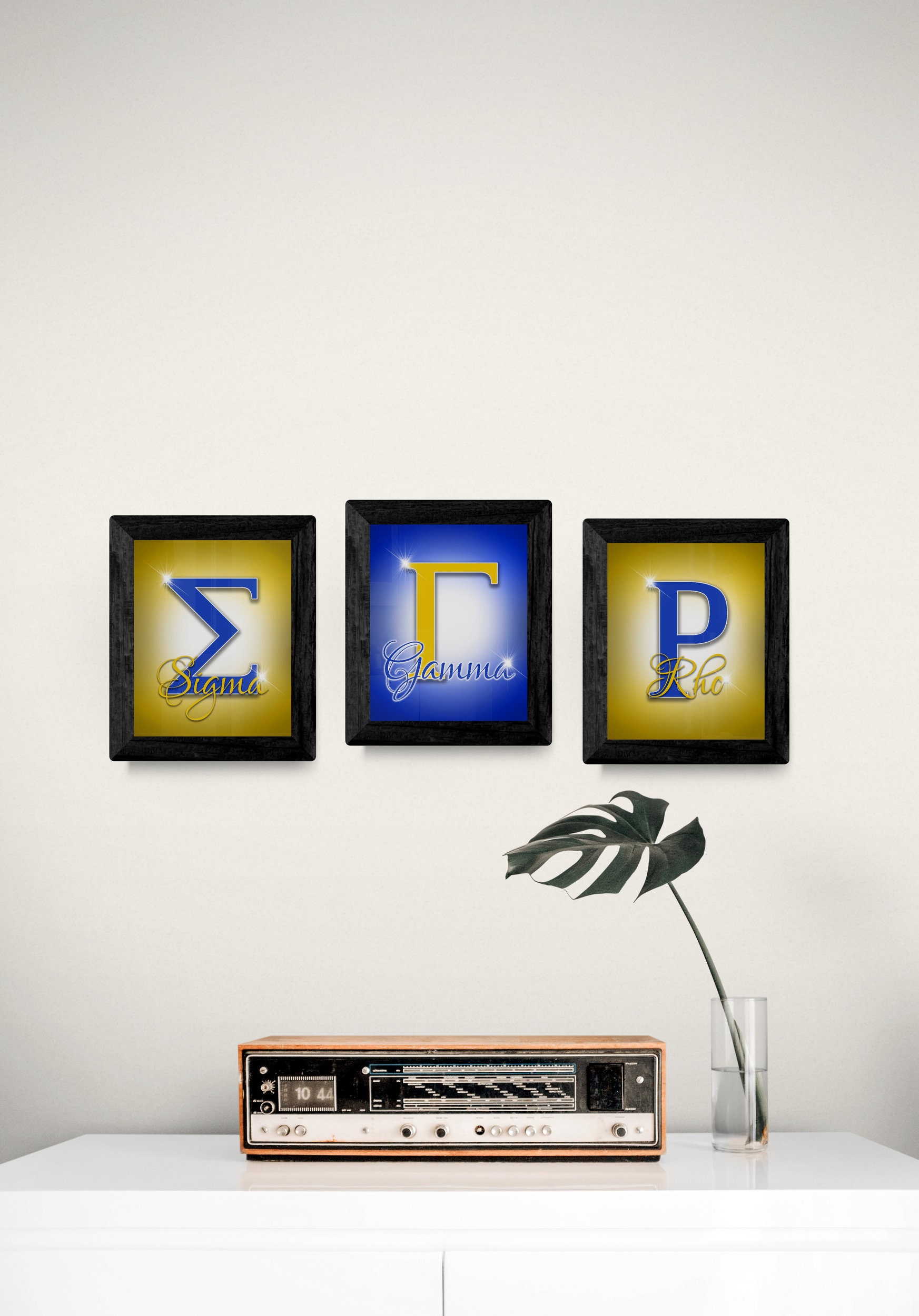 3 Piece 8x10 Sigma Gamma Rho Symbols With a Sparkle Digital Download ...
