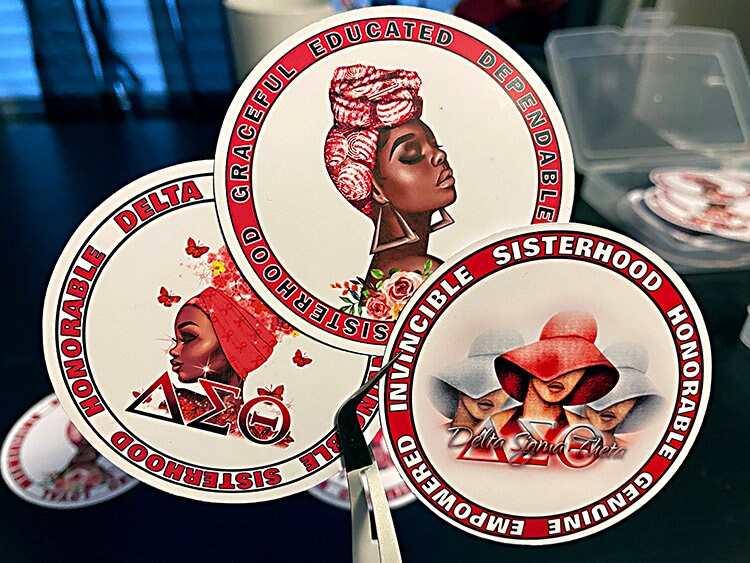 Delta Sigma Theta Mixed Bag of Stickers, Sticker Shop, Sorority ...