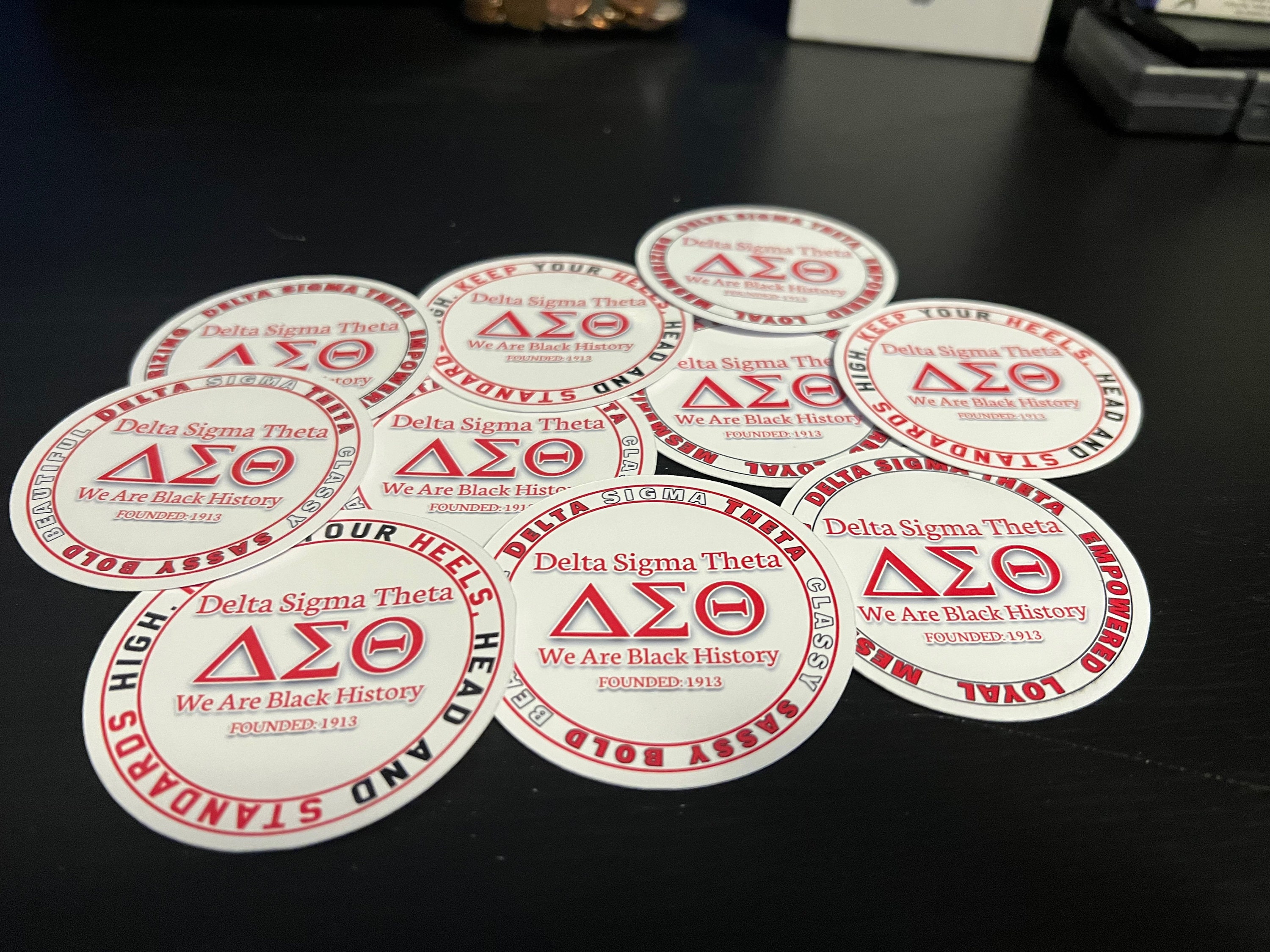 Delta Sigma Theta We Are Black History Stickers, Sticker Shop, Sorority ...