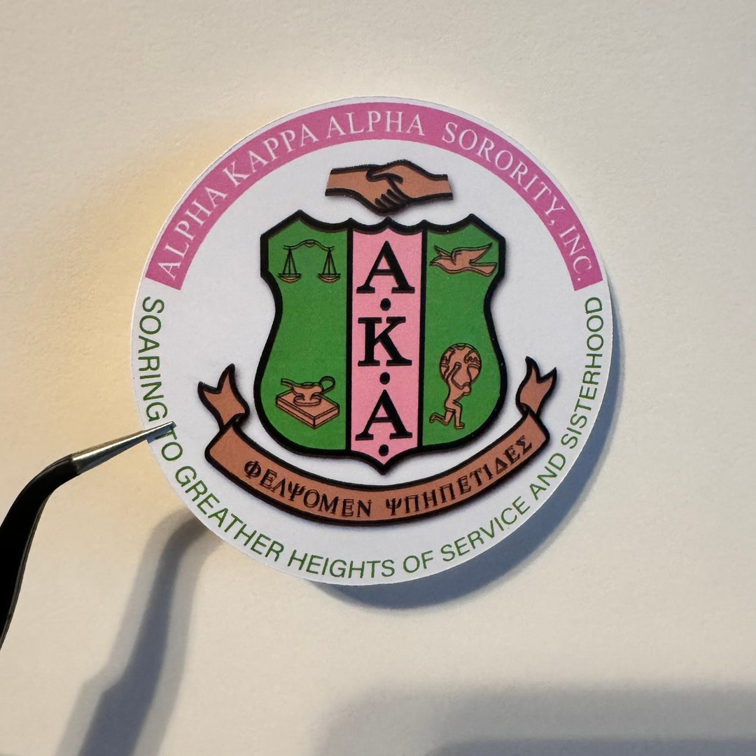 Pink and Green Shield 2.5 Inch Round Stickers, Waterproof, Glossy ...