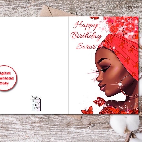 Delta Sigma Theta Sorority Birthday Card - Etsy