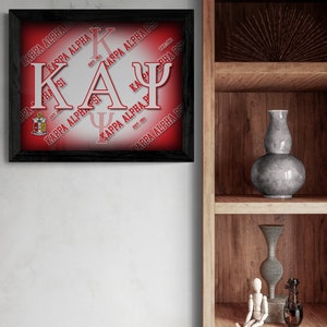 16x20 Kappa Alpha Psi Angled Artwork, Digital Print, Fraternity Gifts ...