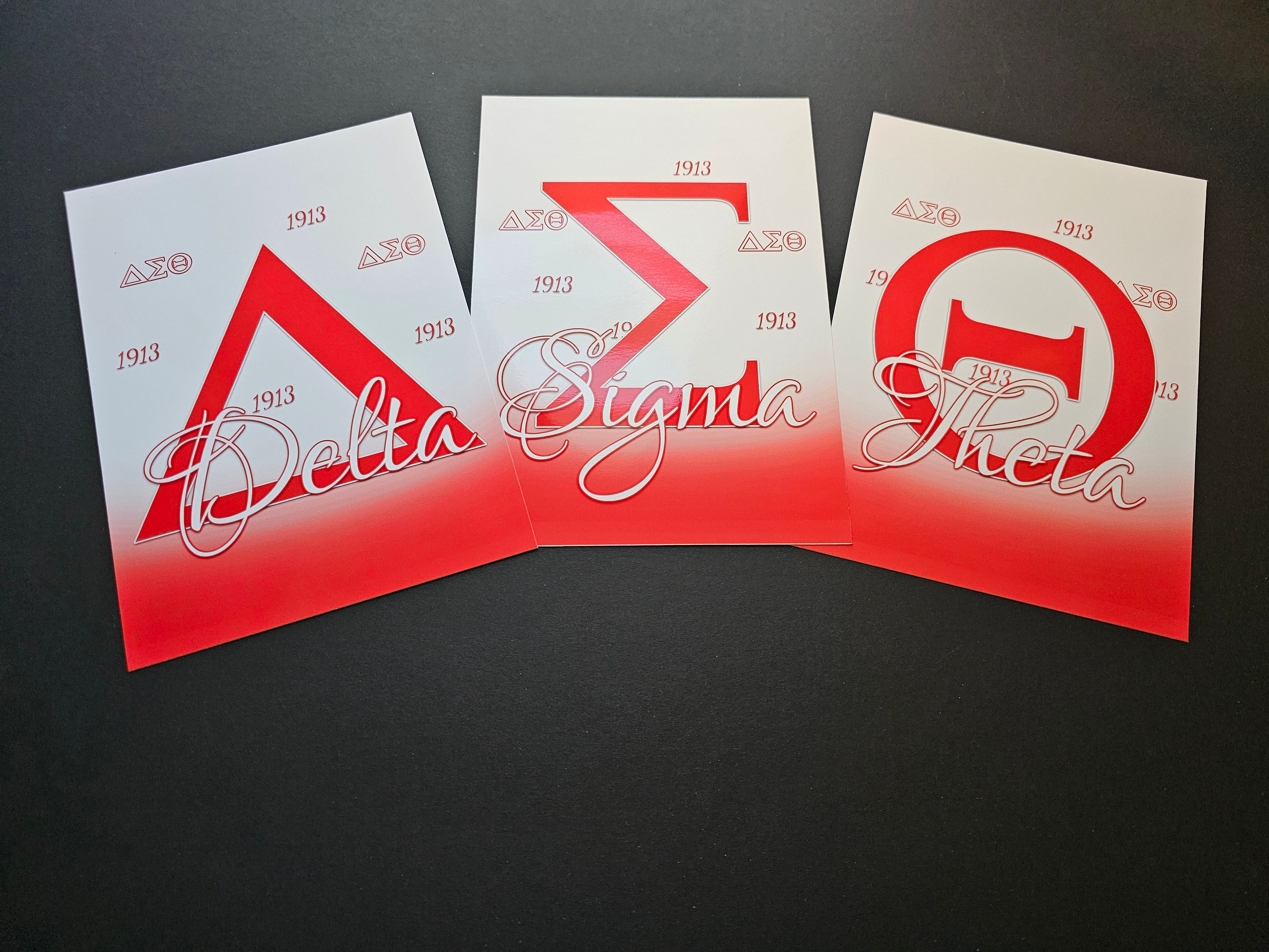 Delta Sigma Theta Delta Symbols Glossy Print Artwork, Premium Print ...