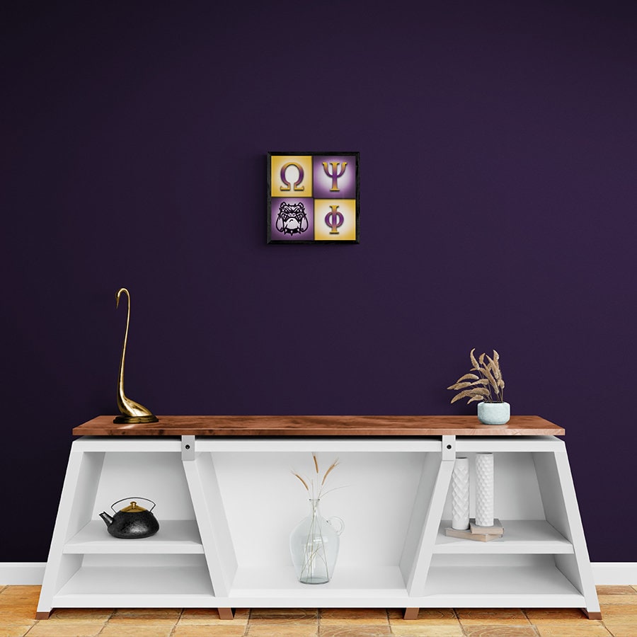 10x10 Omega Psi Phi 4 Squared Artwork Digital Print - Etsy