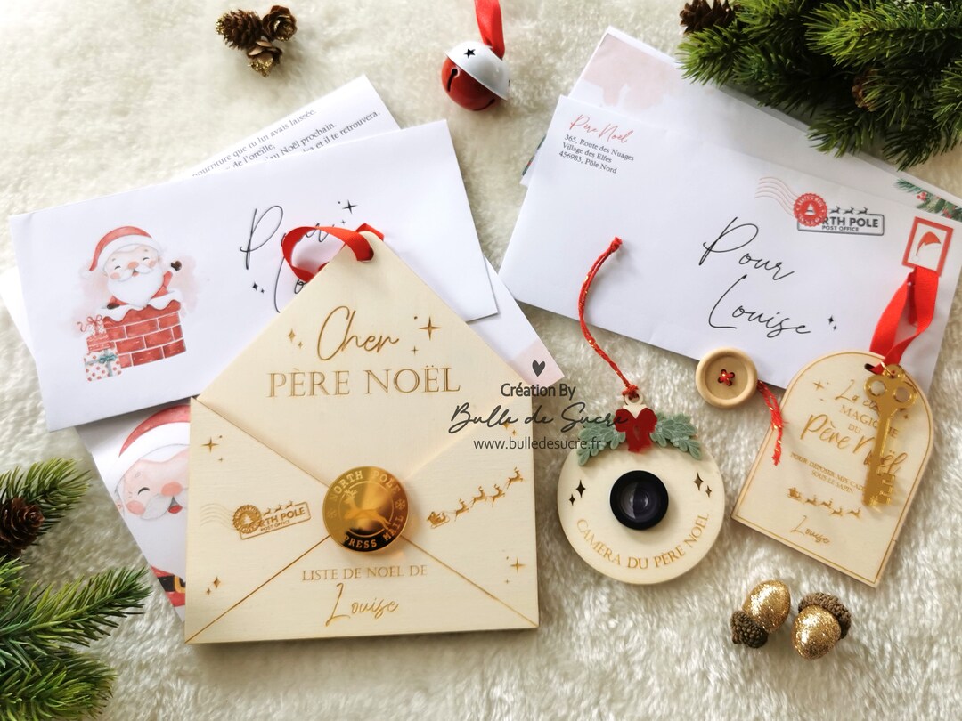 Kit de Noel complet pour l'arrivée du Père Noël - coffret de Noël ...