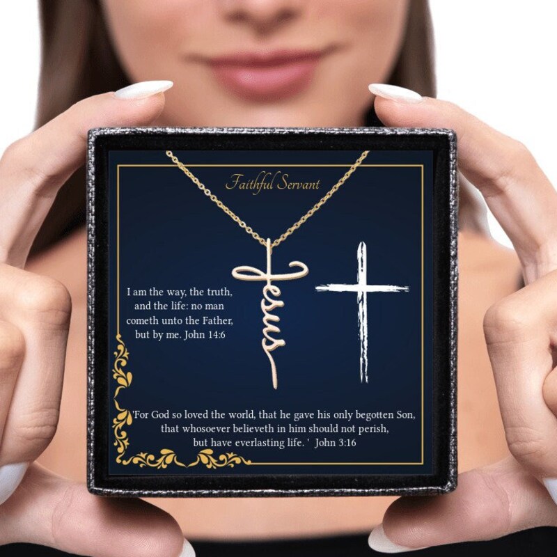Jesus Christ Necklace - Etsy