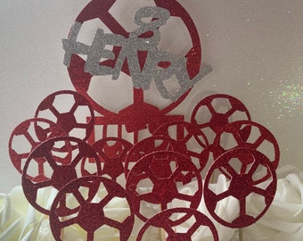 Manchester United Cupcake Toppers - Etsy UK