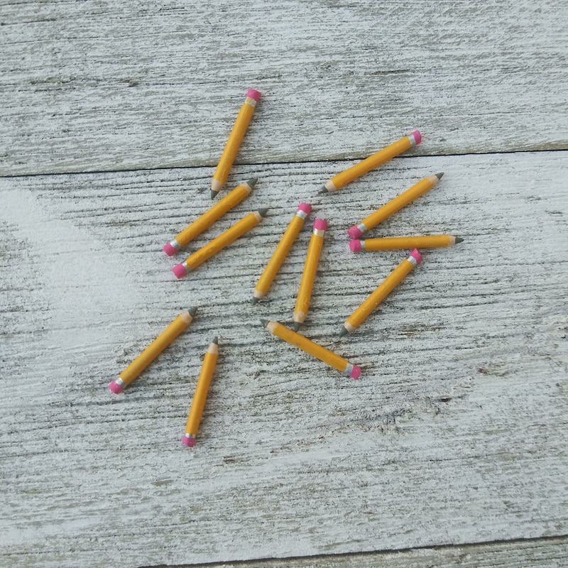 Mini Pencils Dolls House - Etsy