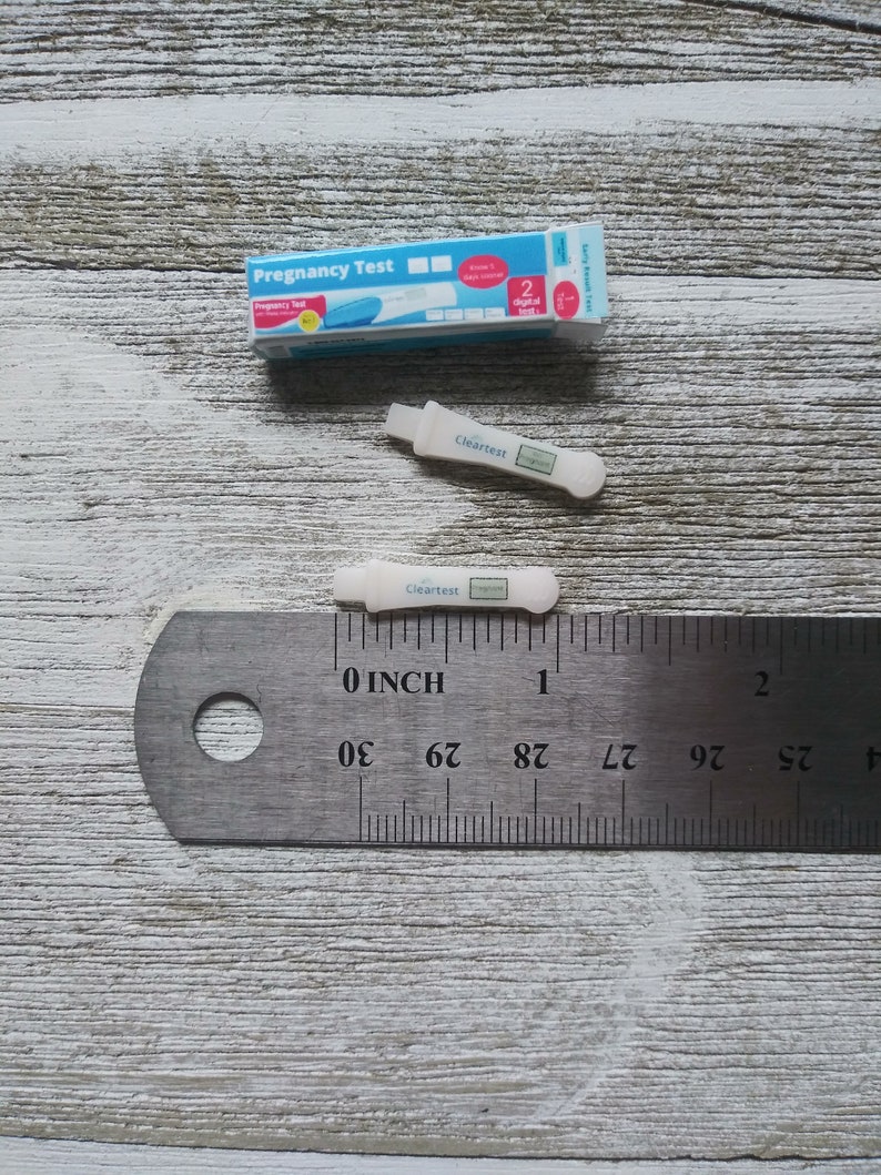 1/6 Scale Mini Pregnancy Tests for Fashion Dolls, Pregnancy Test for ...