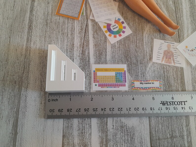 1/6 Scale Magazine Holder and Study Sheet Set for Fashion - Etsy