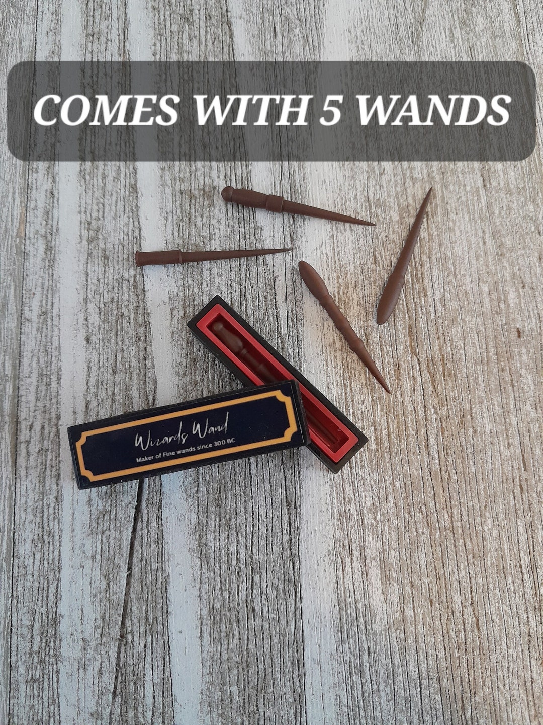 1/12 Scale Miniature Magic Wands With Wand Box for Dollhouse, Tiny ...