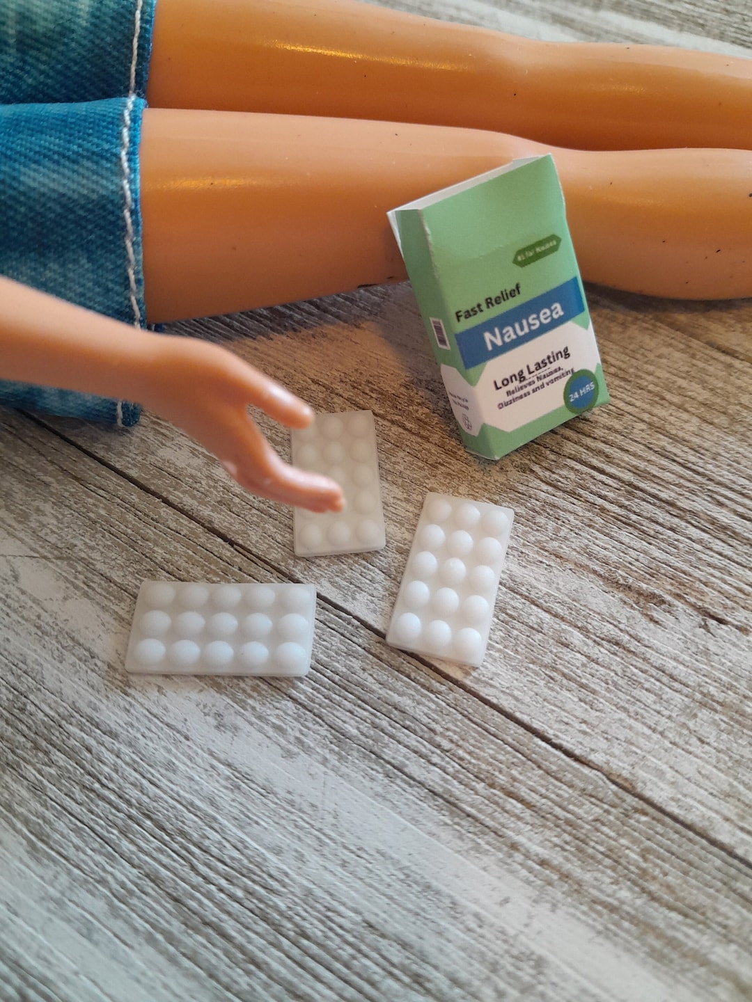 1/6 Scale Mini Nausea Medicine for Fashion Doll, Pregnant Doll, Baby ...