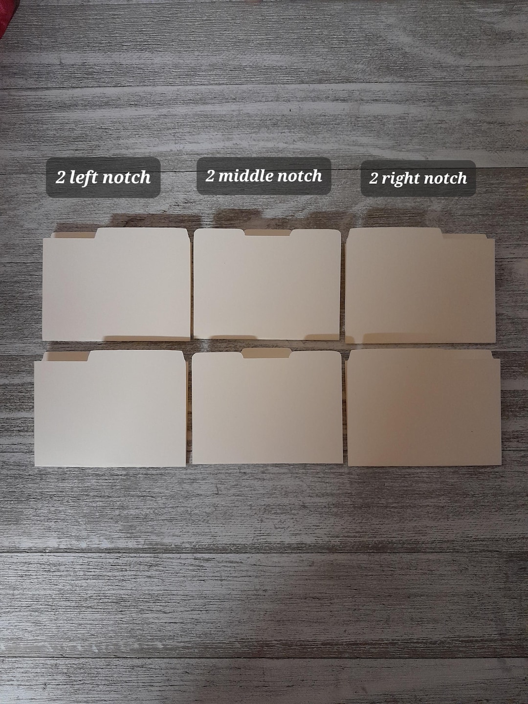 18 Inch Doll 6 Piece Set of Mini Manila Folders, Office Supplies ...
