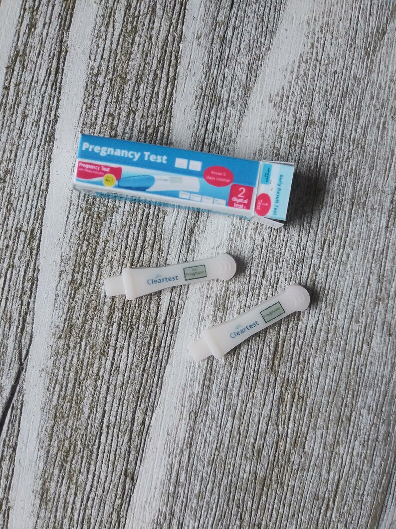 1/6 Scale Mini Pregnancy Tests for Fashion Dolls, Pregnancy Test for ...