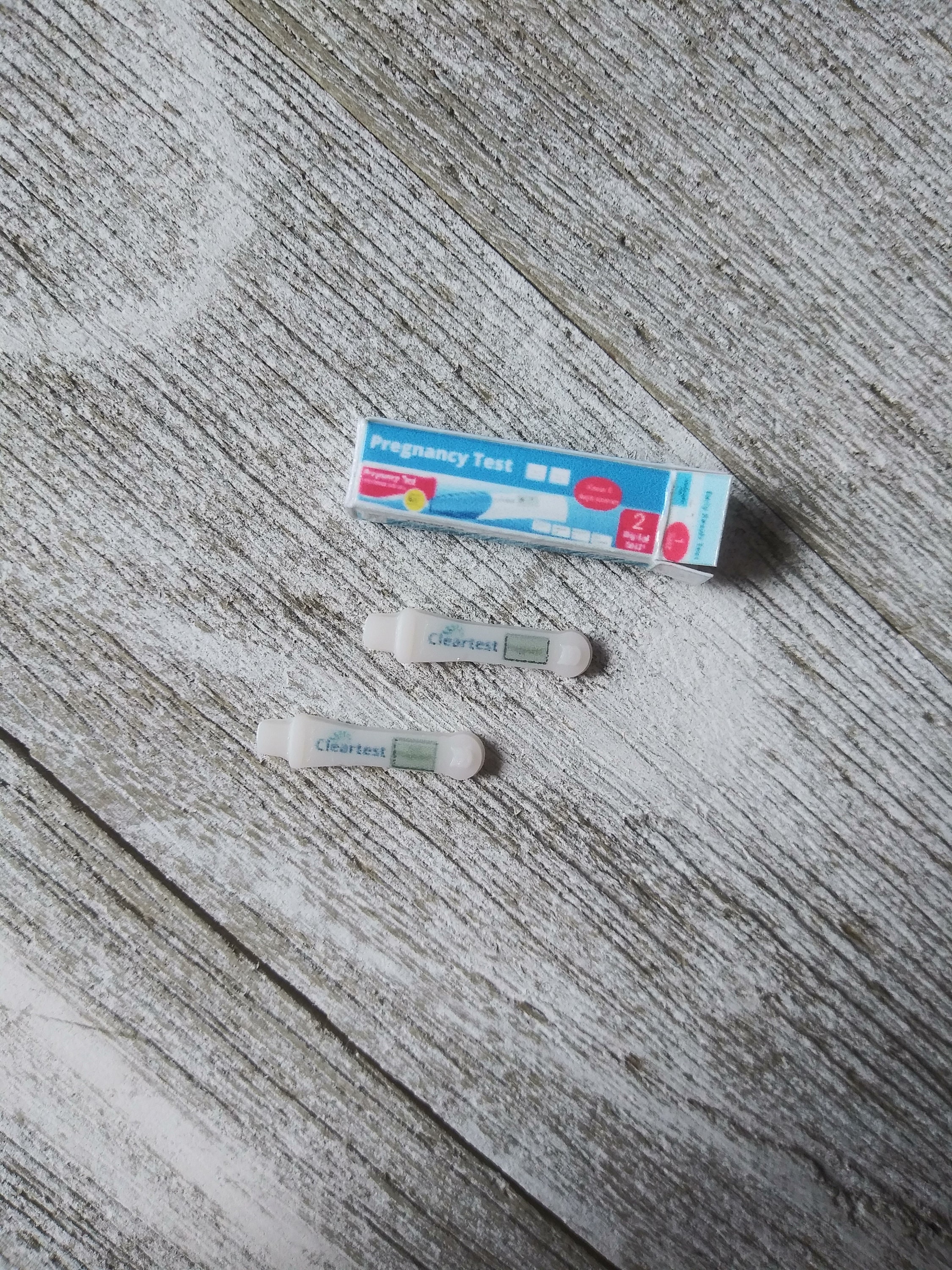 1/12 Scale Mini Pregnancy Tests for Miniature Dollhouse, Pregnancy Test ...