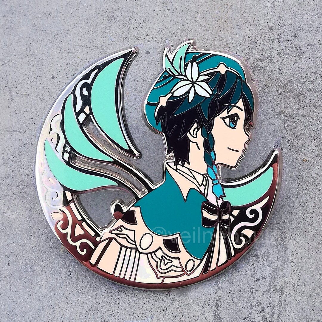 Genshin Impact Venti Enamel Pin - Etsy