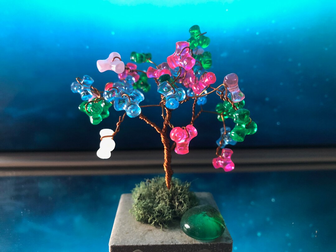 4" Tricolor Wire Tree - Etsy