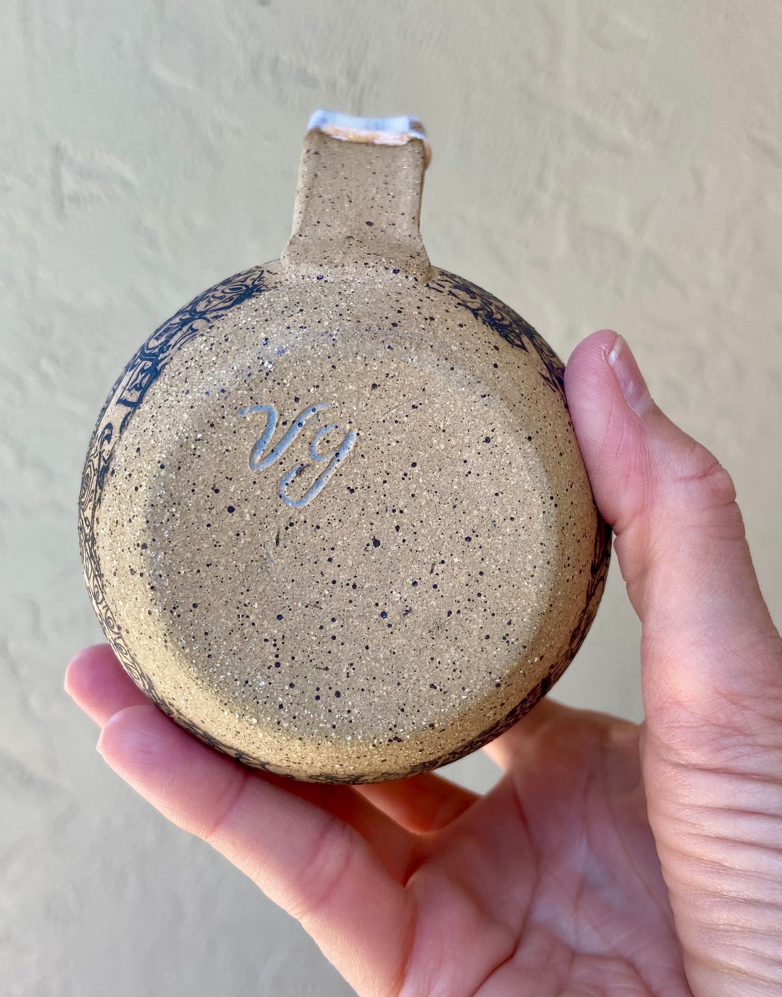 Mandala Pottery Mug - Etsy