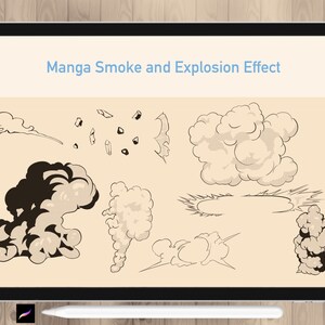 89 Procreate Manga Smoke Effect, Procreate Explosion Effect, Procreate ...