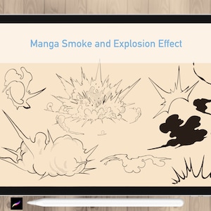 89 Procreate Manga Smoke Effect, Procreate Explosion Effect, Procreate ...