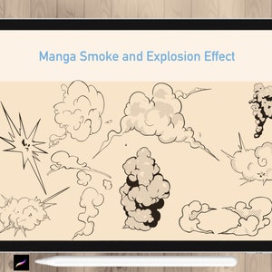89 Procreate Manga Smoke Effect, Procreate Explosion Effect, Procreate ...