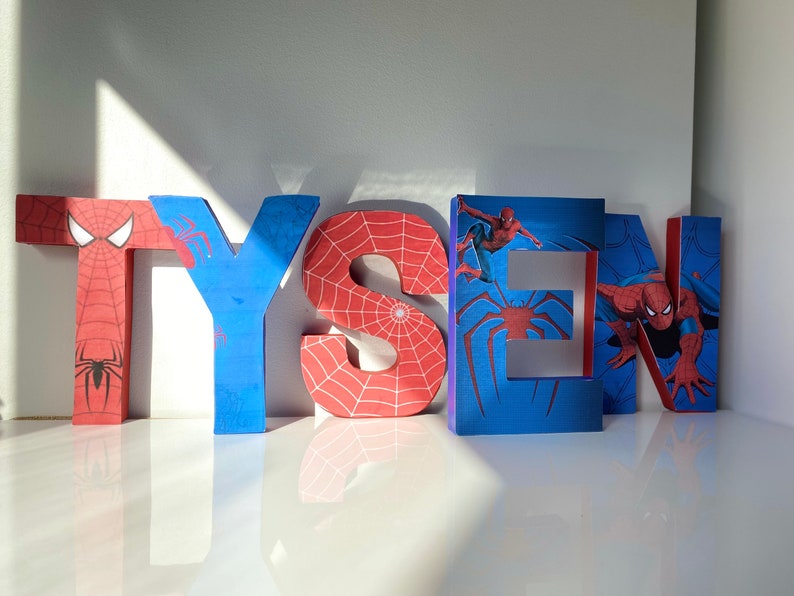 Superhero Letter Sets - Etsy