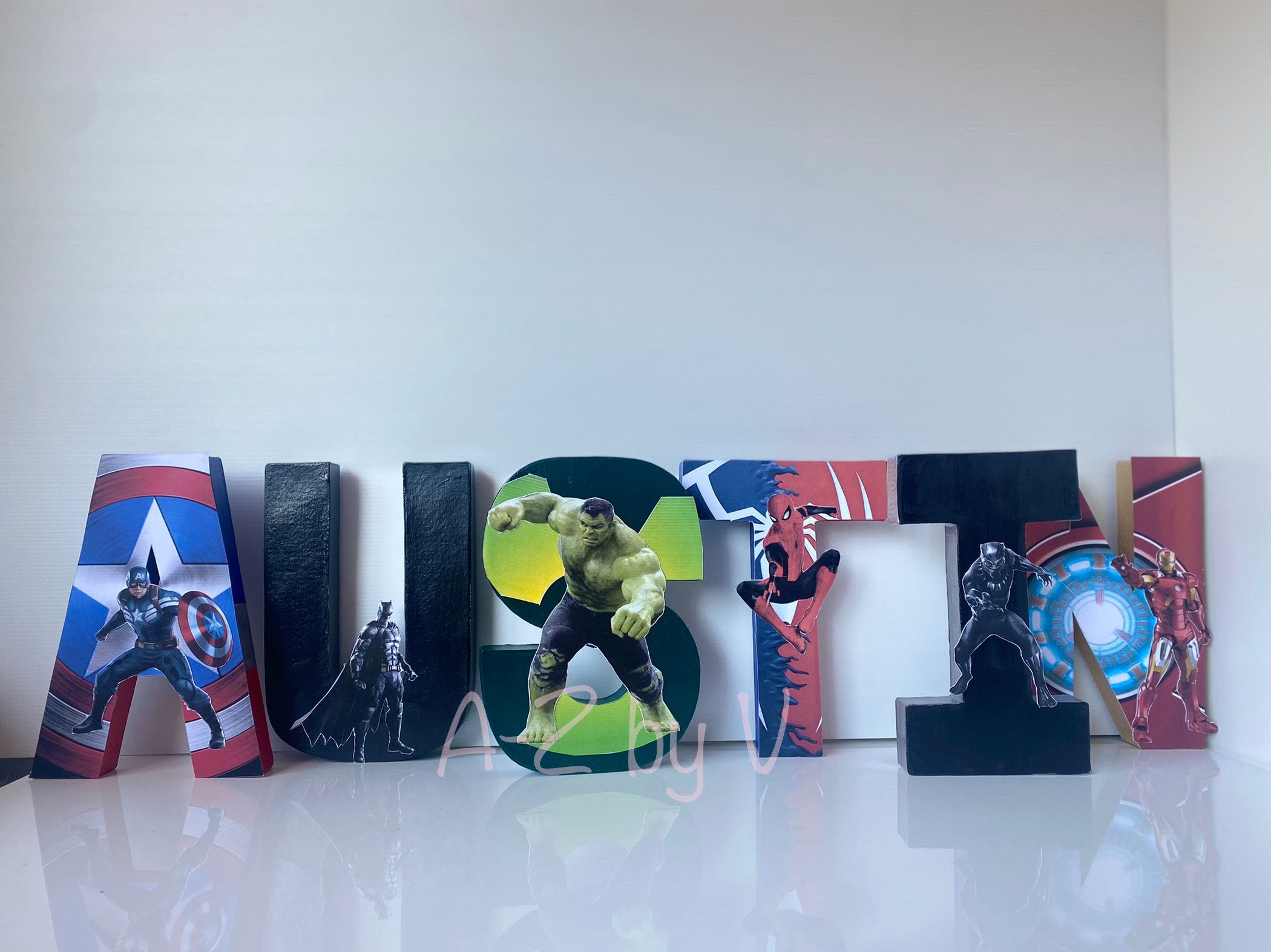 Superhero Letter Sets - Etsy