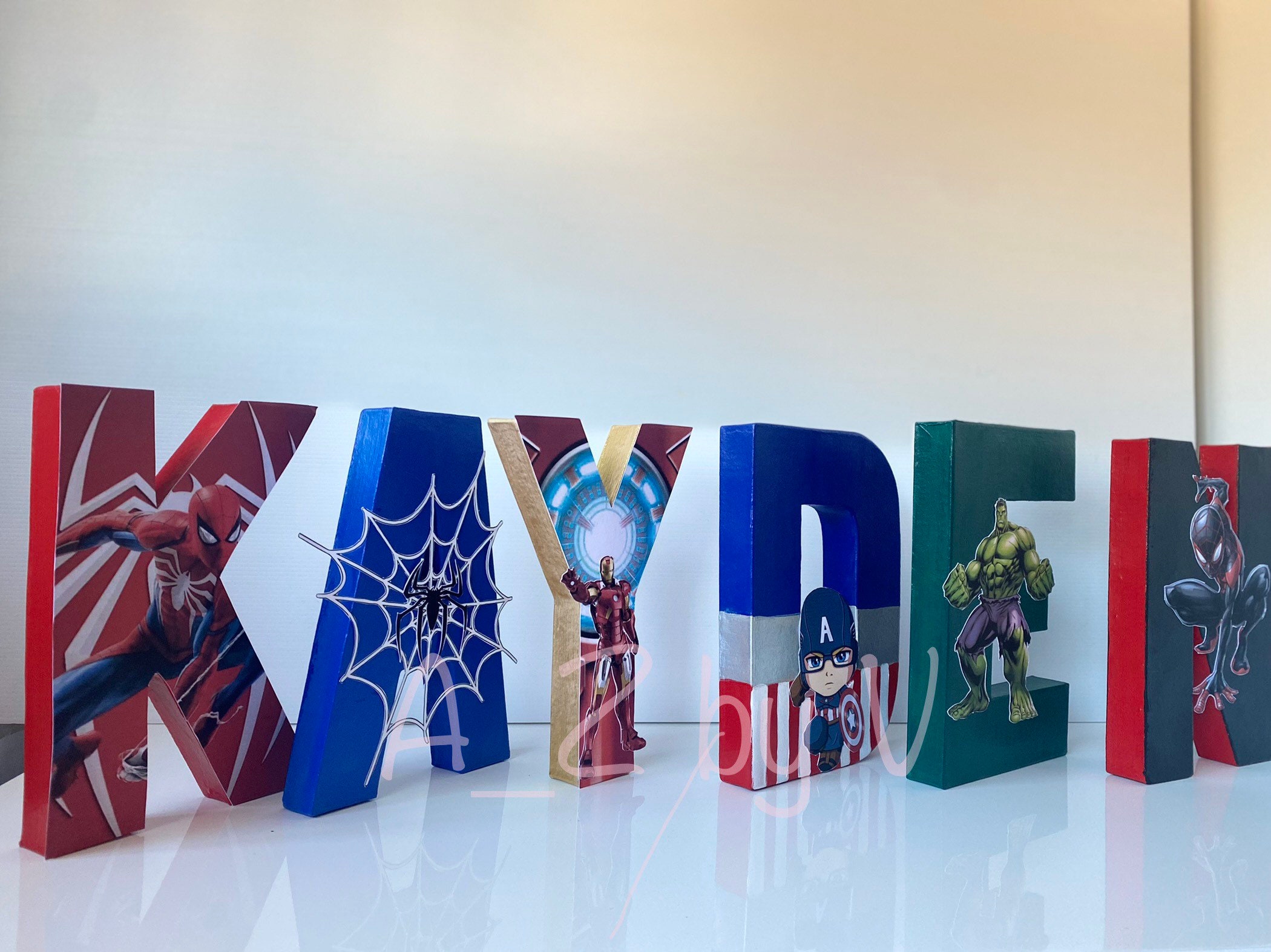 Superhero Letter Sets - Etsy
