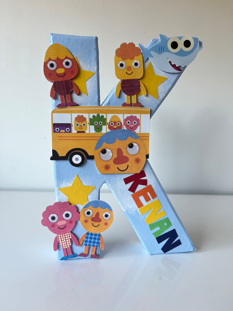 Kids Shows Letter Sets - Etsy
